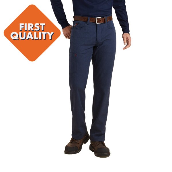 Ariat FR M4 Relaxed Crossfire Straight Pant in Navy