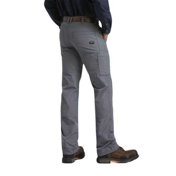 Ariat FR M5 DuraLight Ripstop Stackable Straight Leg Pant in Gray