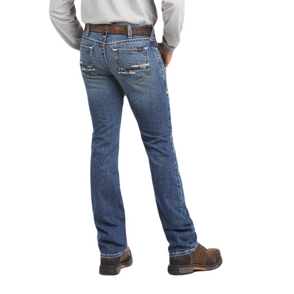 Ariat FR M7 Slim DuraStretch Adkins Stackable Straight Leg Jean in Slate
