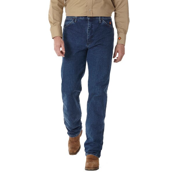 Wrangler FR Original Fit Jean in Stonewash